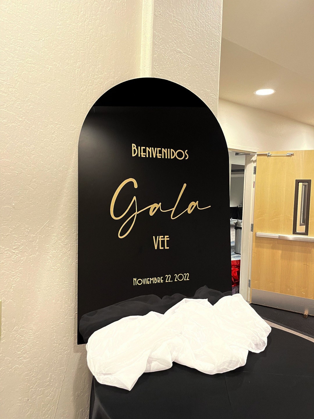 Arched Welcome Sign Special Event Sign Arched Arched Acrylic Sign - Etsy