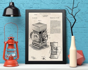 Coffee Grinder Poster - Etsy