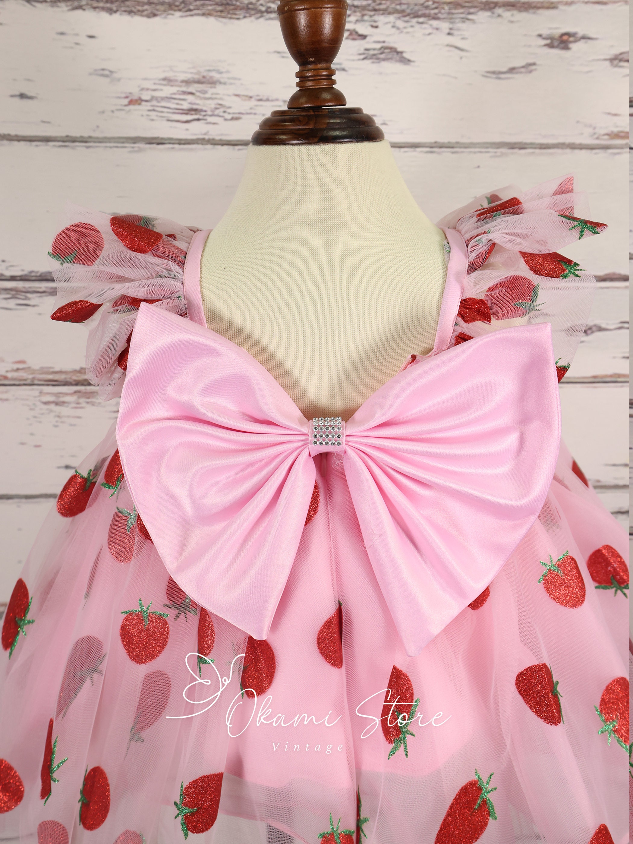 Berry First Birthday Outfit, Personalized Baby Girl Strawberry Clothes ...