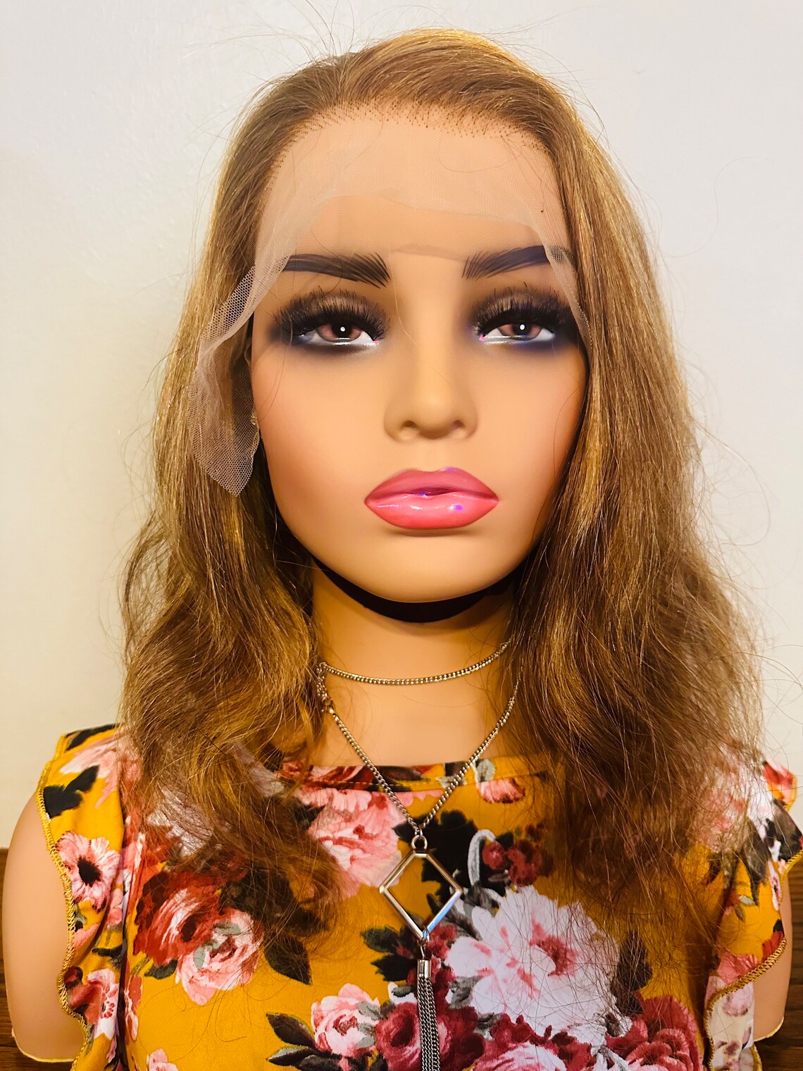 Woman Slightly Wave Lace Wig - Etsy