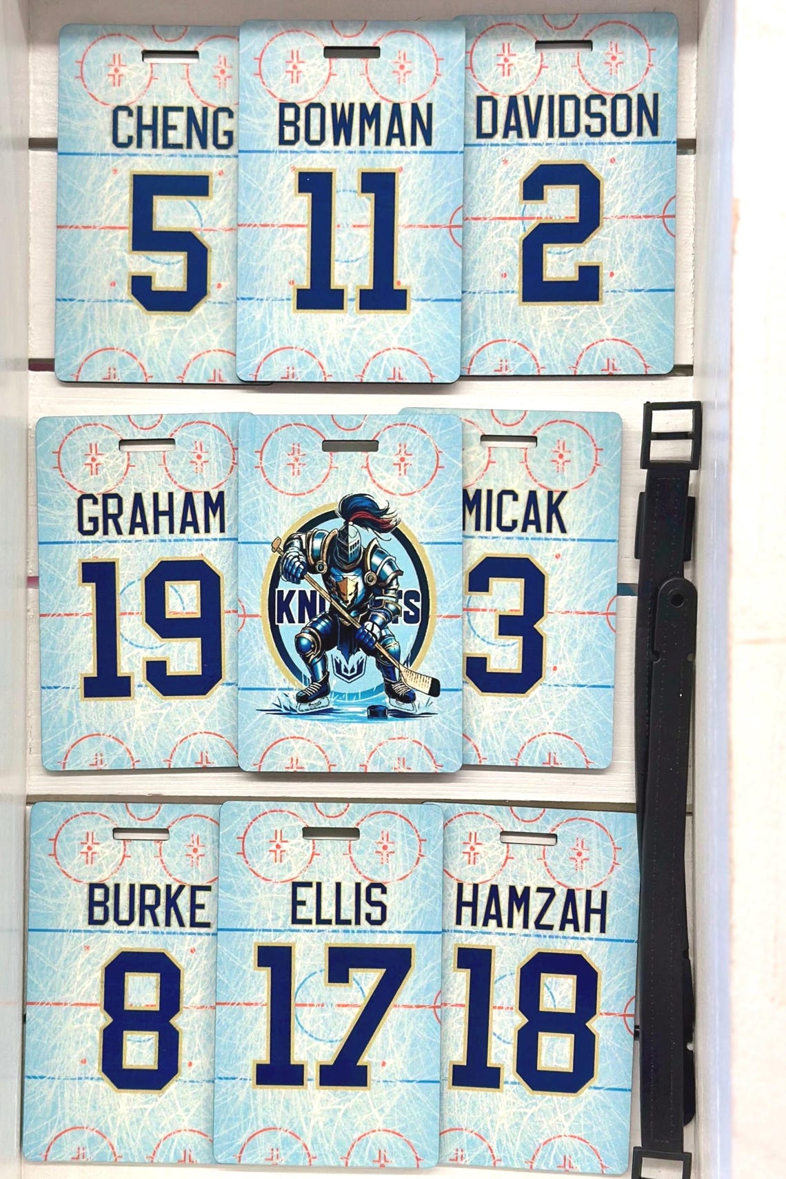 Hockey Team Bag Tags, Personalized Luggage Tags, Team Gifts, Tournament ...