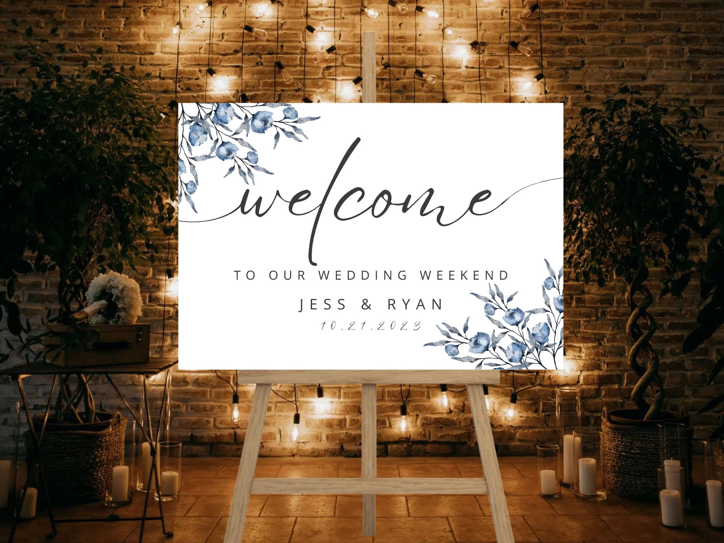 Wedding Weekend Welcome Sign, Welcome Sign for Wedding Weekend ...