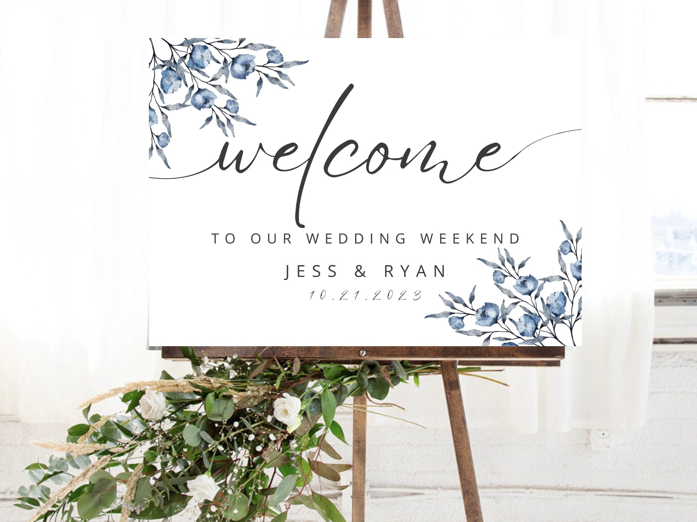 Wedding Weekend Welcome Sign, Welcome Sign for Wedding Weekend ...