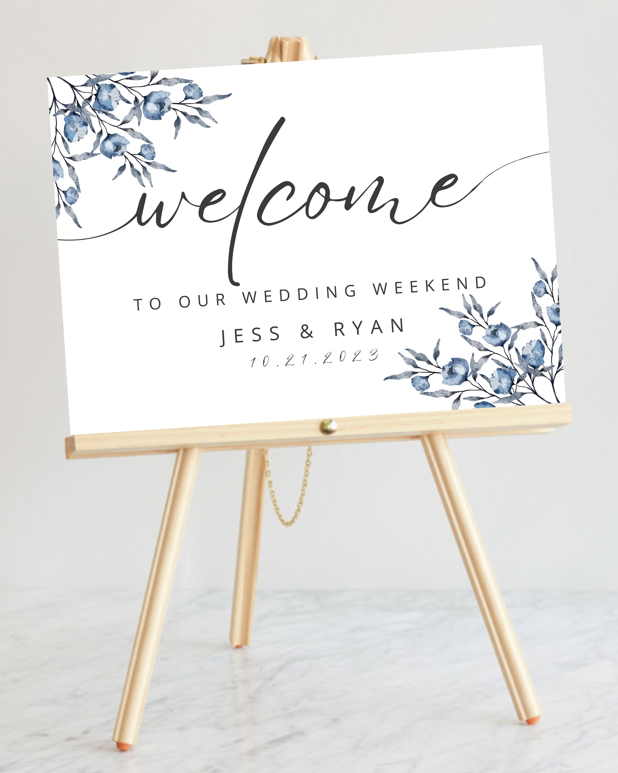 Wedding Weekend Welcome Sign, Welcome Sign for Wedding Weekend ...