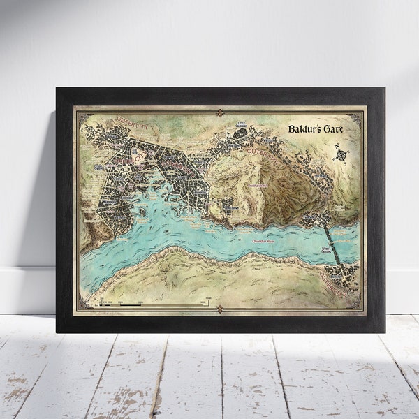 Baldurs Gate 3 Poster - Etsy