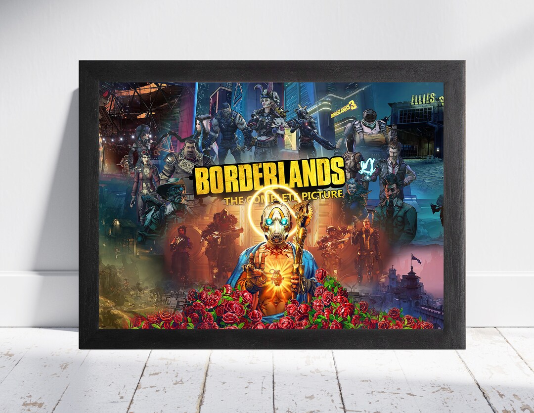 Borderlands 3, Psycho, Framed Poster Wall Art, Borderlands Art ...