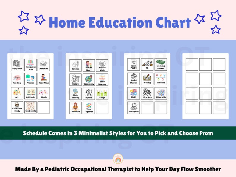 Daily Homeschool Schedule, Home Education | Inspired Charlotte Mason ...