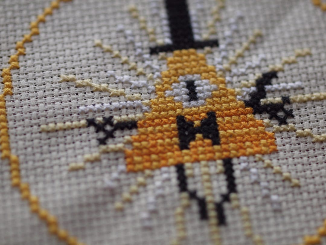 Bill Cipher /cross Stitch Embroidery Patch/ Gravity Falls Handmade - Etsy