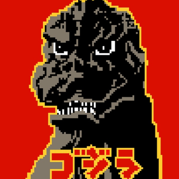 Godzilla Pattern - Etsy