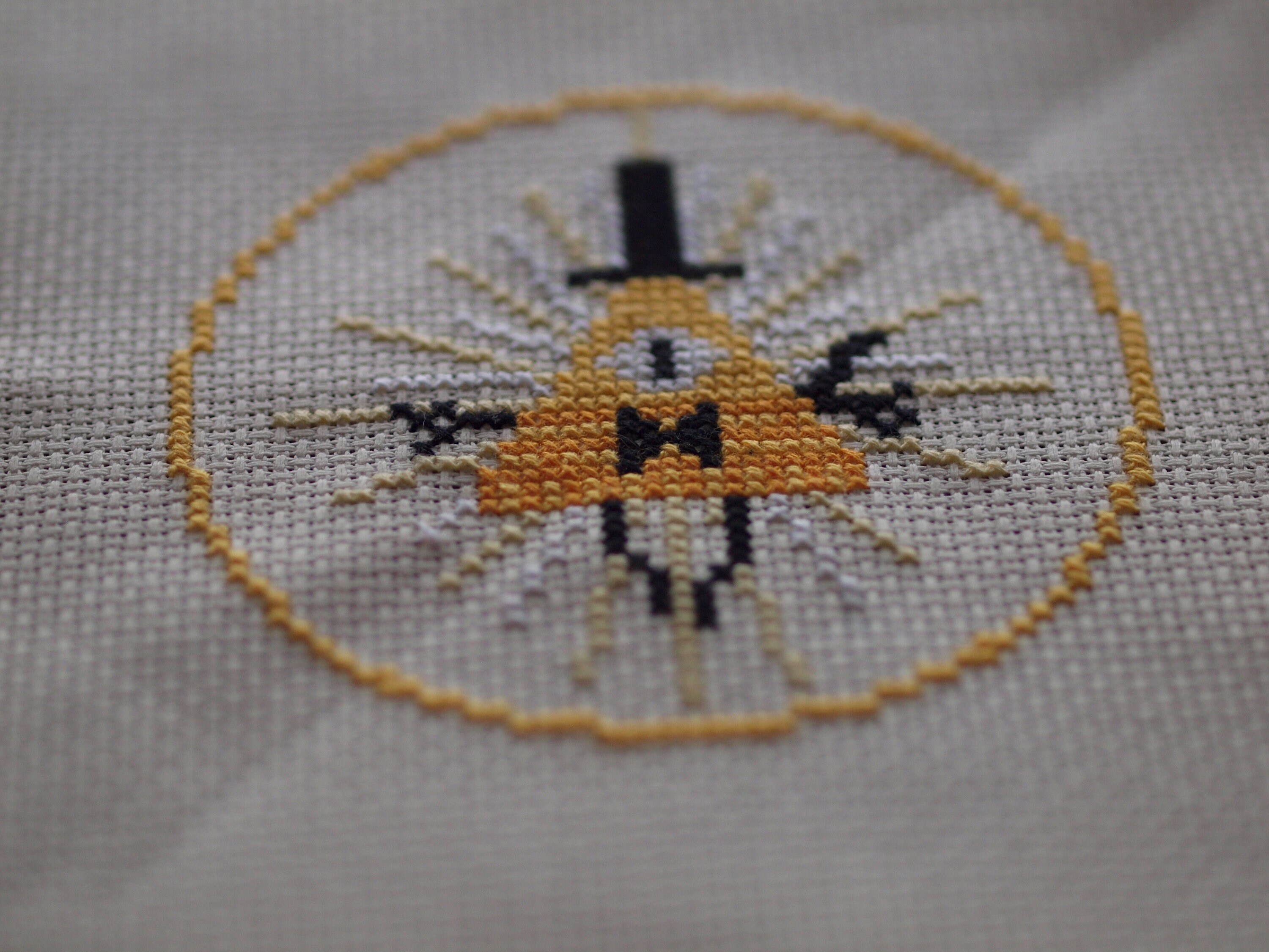 Bill Cipher /cross Stitch Embroidery Patch/ Gravity Falls Handmade - Etsy