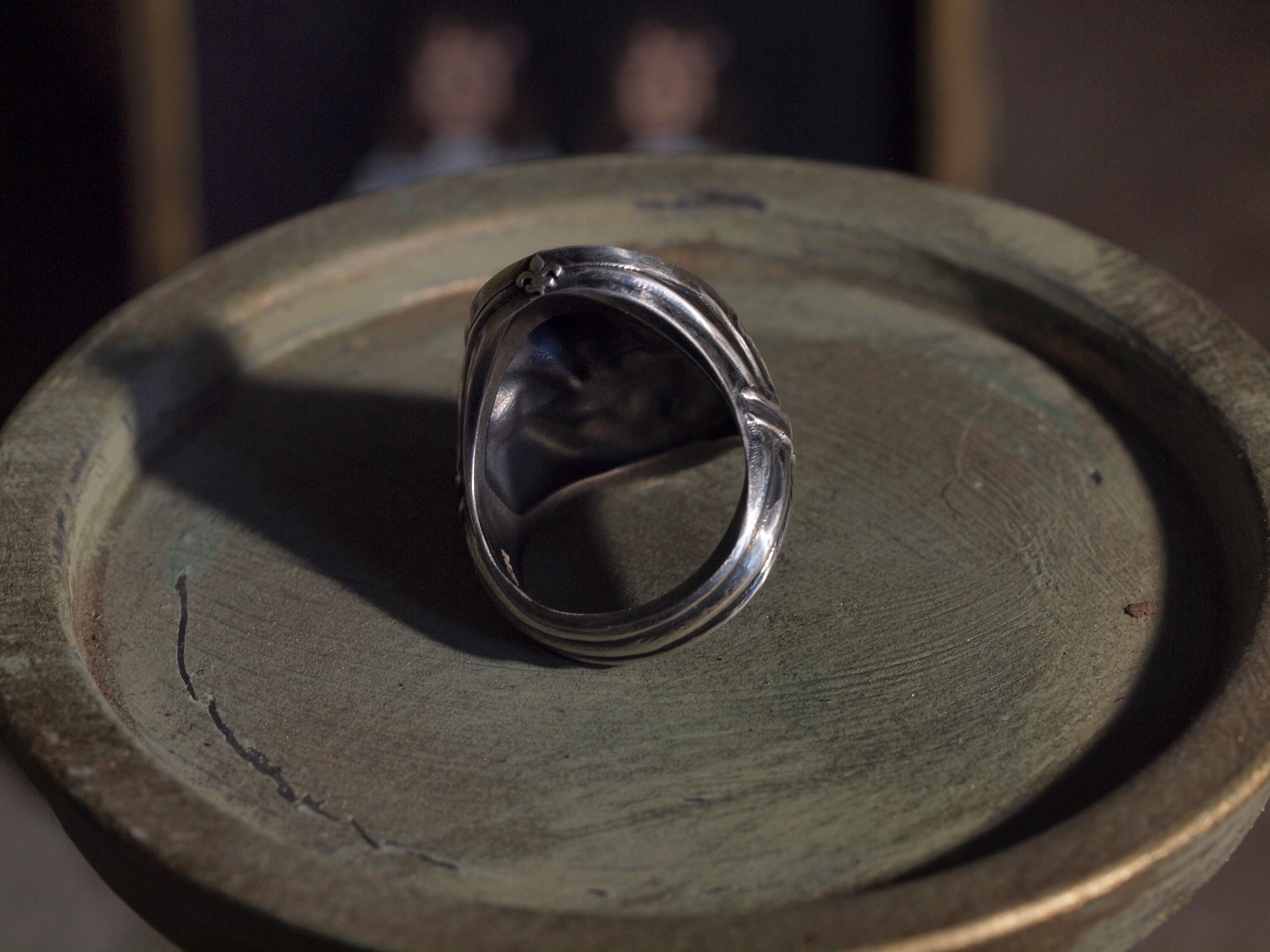 The Old King / Silver Ring Old Man Resin Water / Dark Fairytale Magic ...