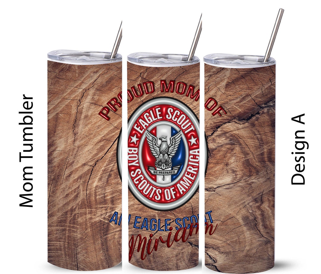 Personalized 20oz Eagle Scout Mom or Dad Sublimated Tumbler - Etsy