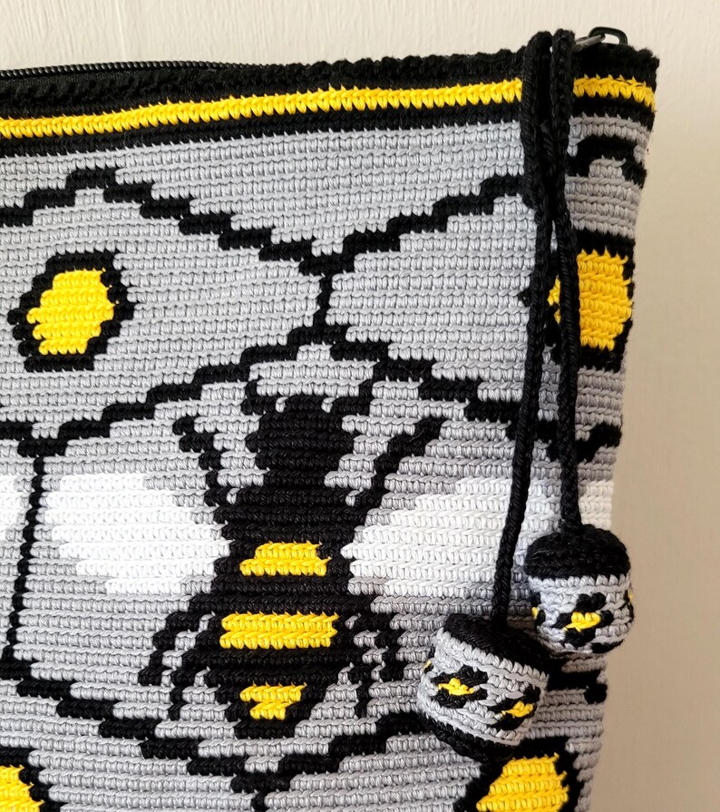 Bee Crochet Bag Crochet Backpack Crochet Bag Bee Crochet Purse Unique ...