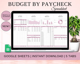 Ultimate Bi-weekly Budget by Paycheck Spreadsheet (Instant Download) - Etsy
