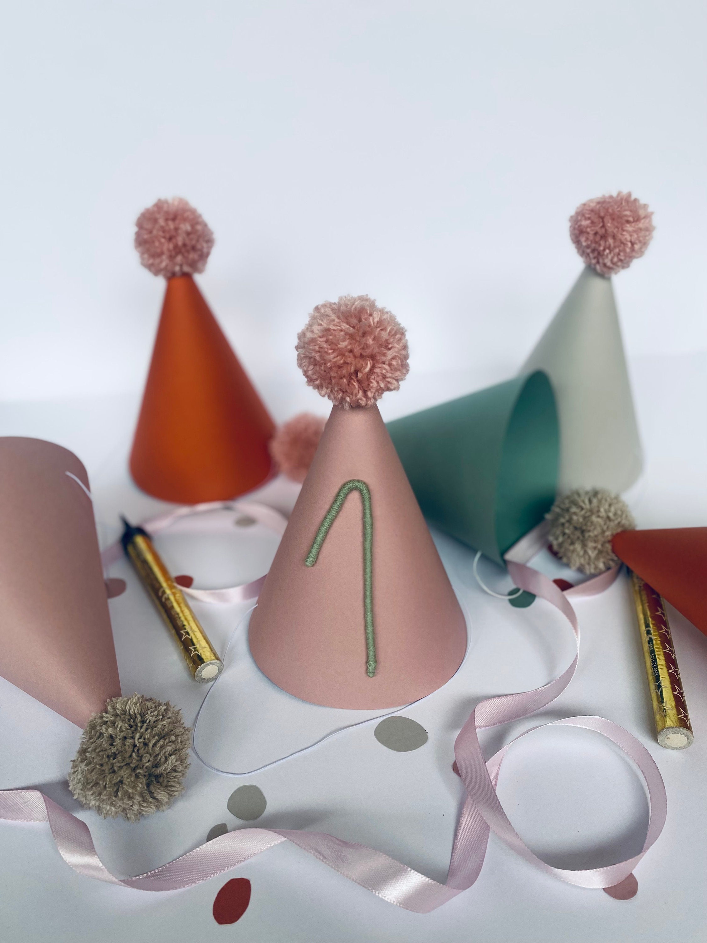 Baby's First Birthday Hat, Pom Pom Birthday Hat, Birthday Cap ...