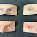 Realistic Eye Decals (1/3 to 1/2 Scale) for Statues / Figures / Dolls ...