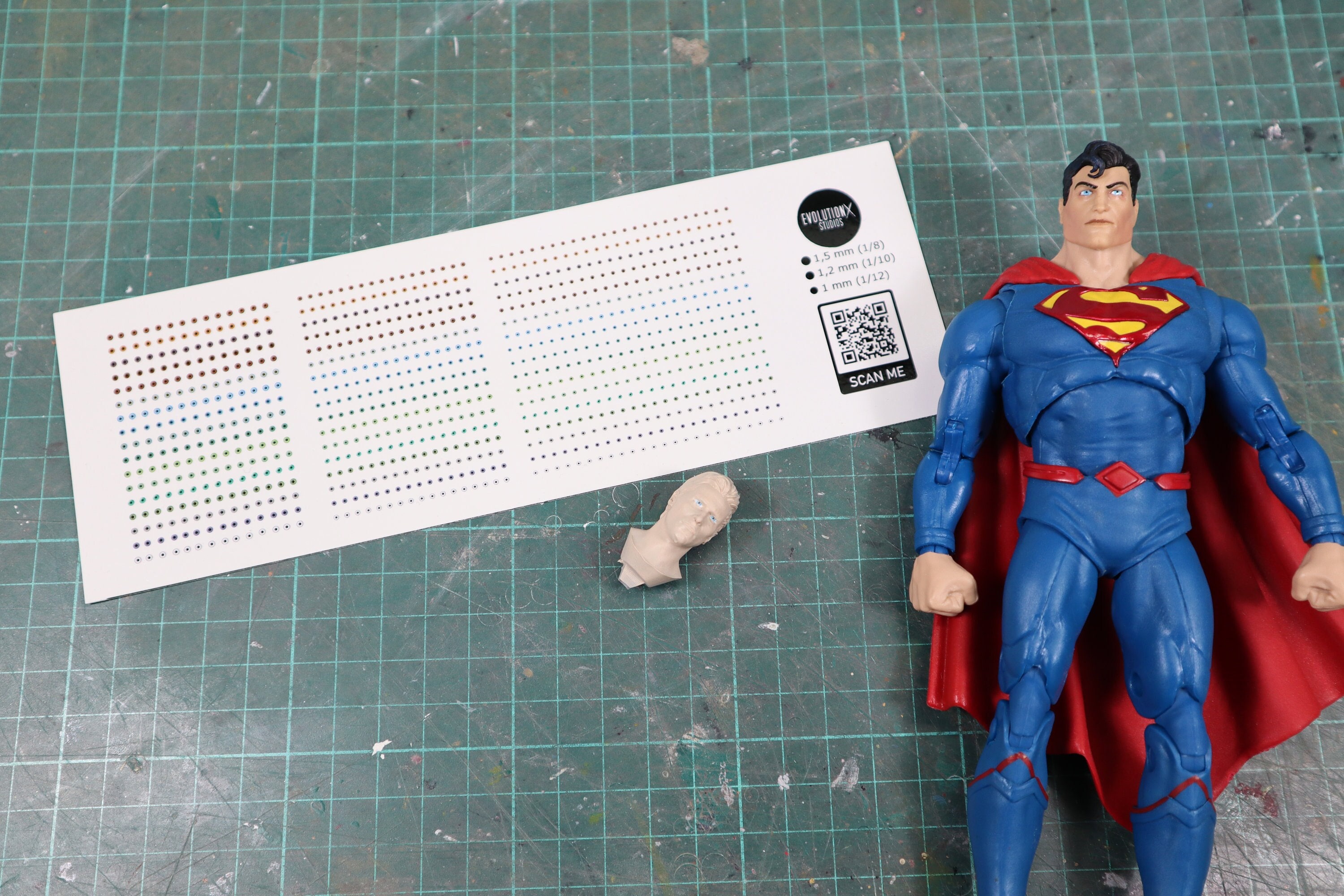 Realistic Eye Decals (1/12 to 1/8 Scale) for Statues / Figures / Dolls ...