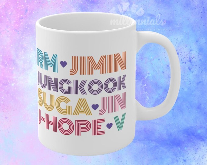 BTS Collectible Mug - Etsy