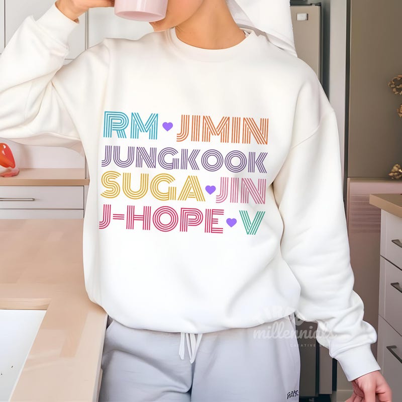 Bts Sweatshirt - Etsy