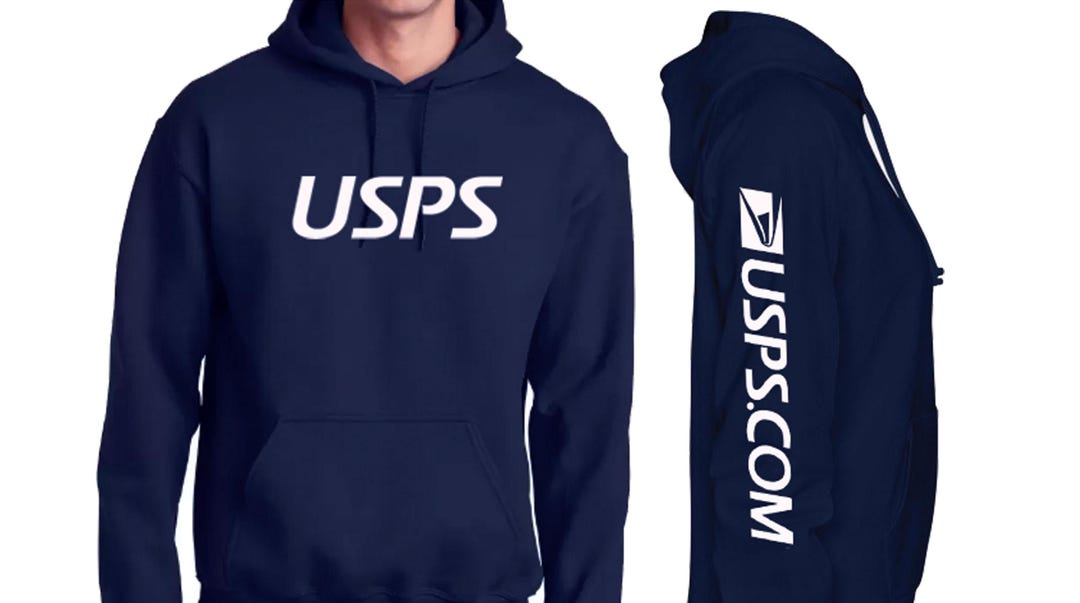 Delivery Worker Employee Hoodie Mailman Halloween Costume Compatible ...