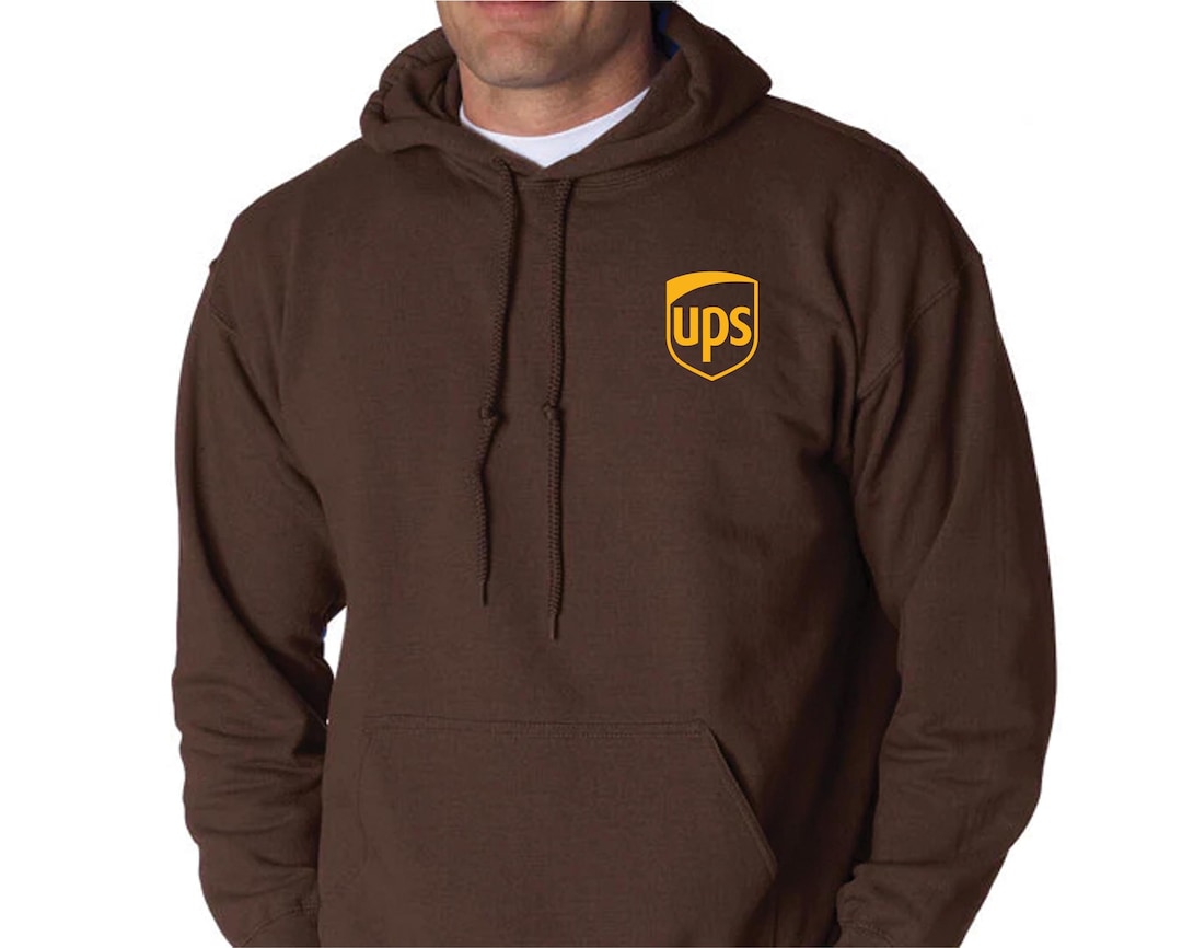 Delivery Worker Hoodie, Mailman Compatible With UPS - Etsy