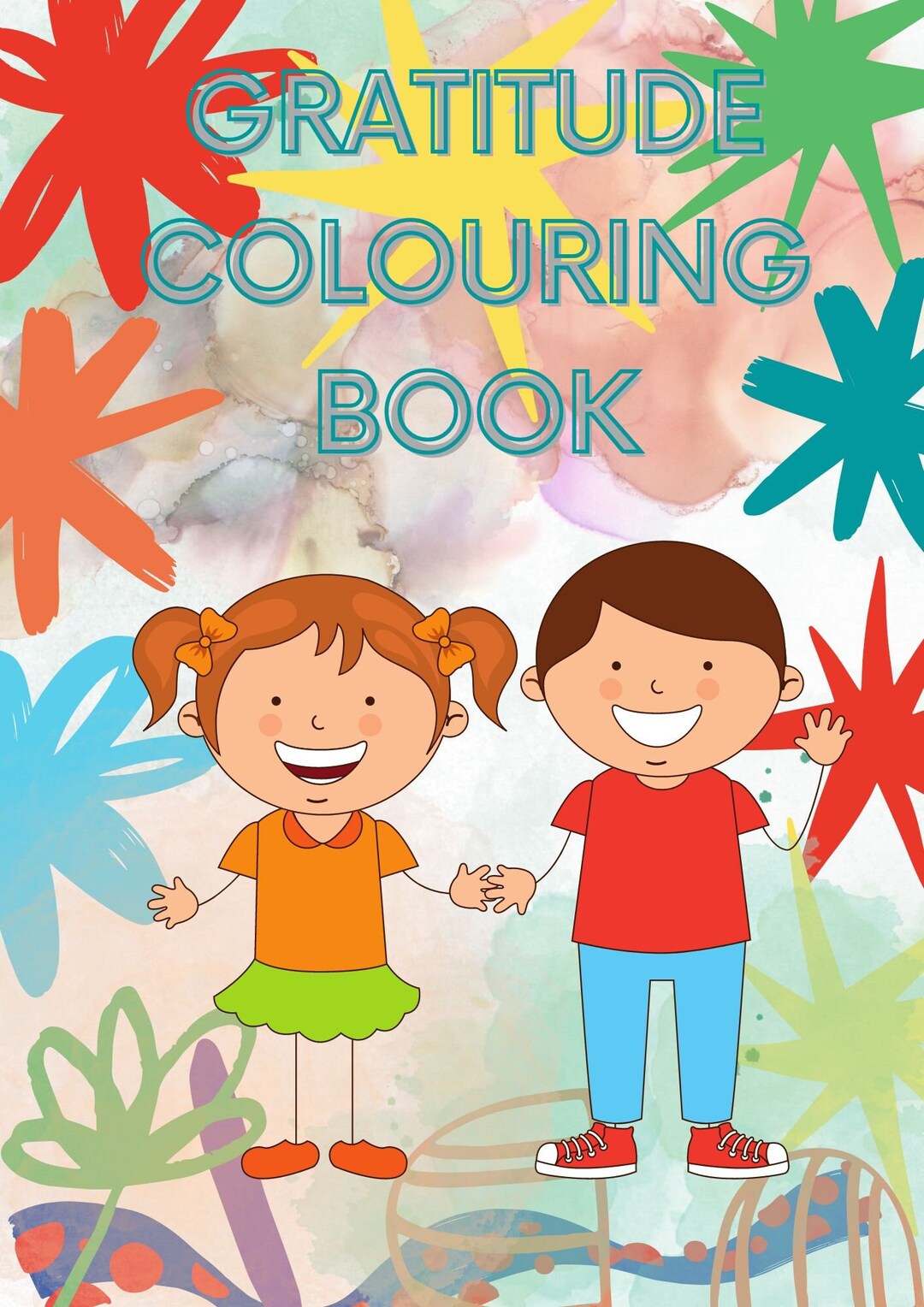 COLOURING BOOK for Children. Be Thankful for What You Have, Gratitude ...