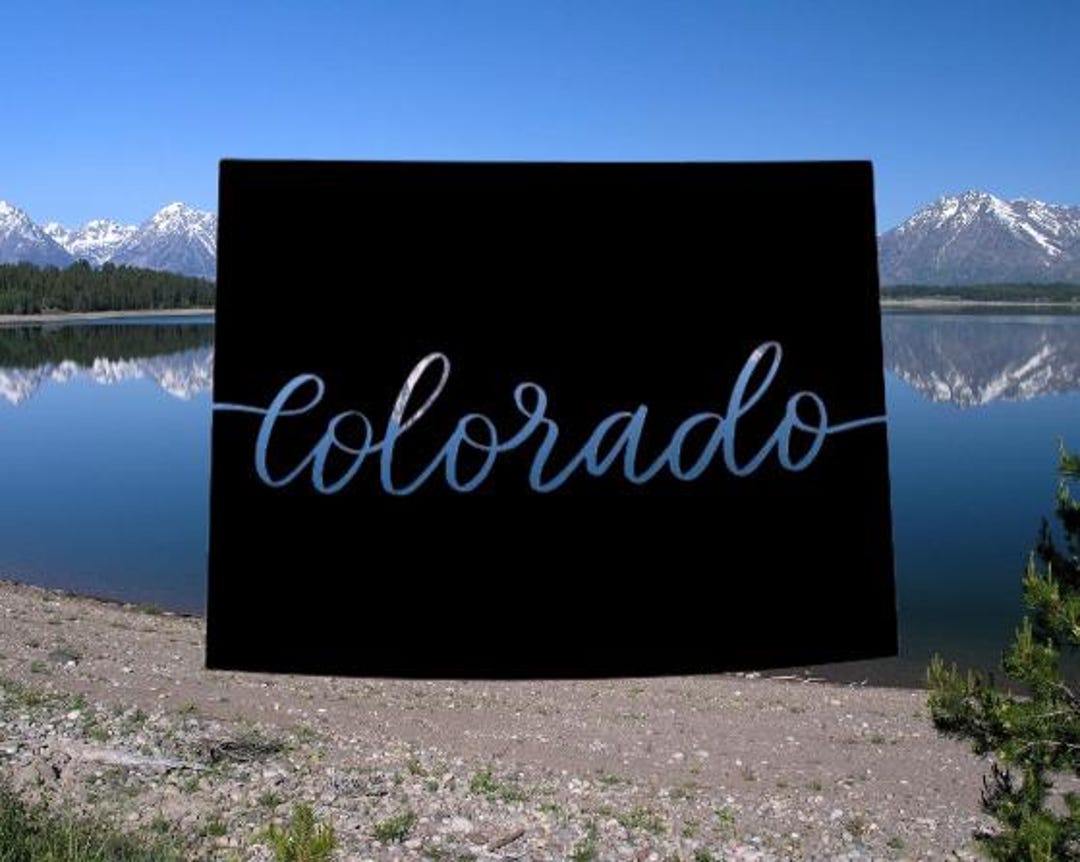 Colorado Vinyl Sticker - Custom Color and Size - Great for Laptop ...
