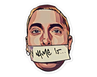 Eminem Rap Sticker - Etsy