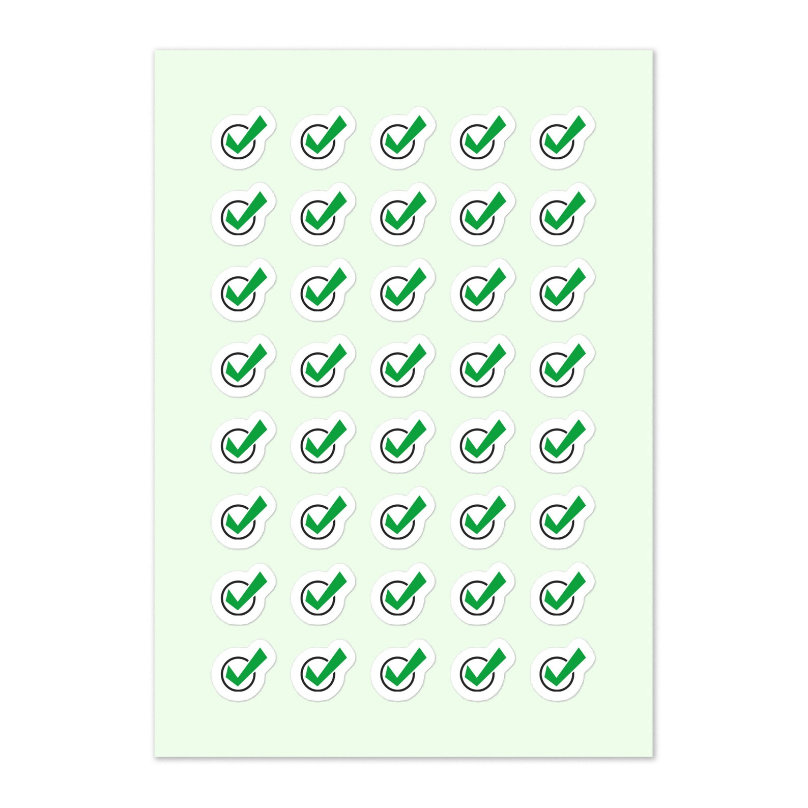 Check Mark Sticker Sheet, Planner Sickers, Notebook Stickers, to Do ...