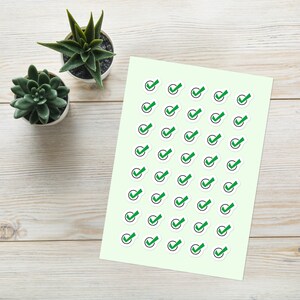 Check Mark Sticker Sheet, Planner Sickers, Notebook Stickers, to Do ...