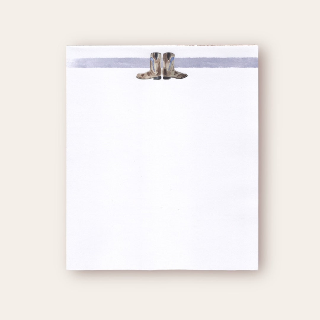 Cowboy up Chunky Notepad - Etsy