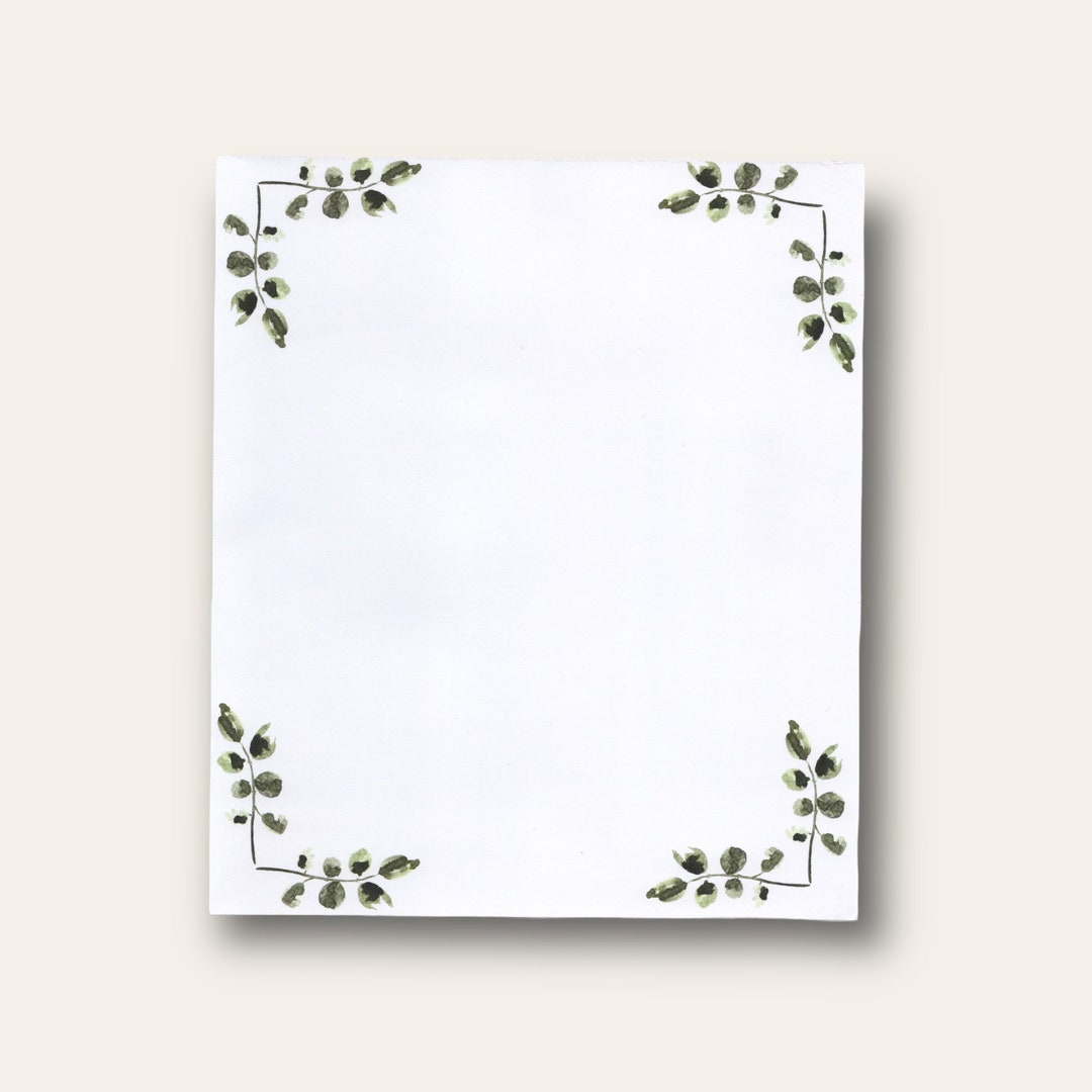 All the Greenery Chunky Notepad - Etsy
