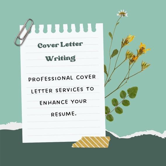 Professional Cover Letter Writing Services Writing Services - Etsy