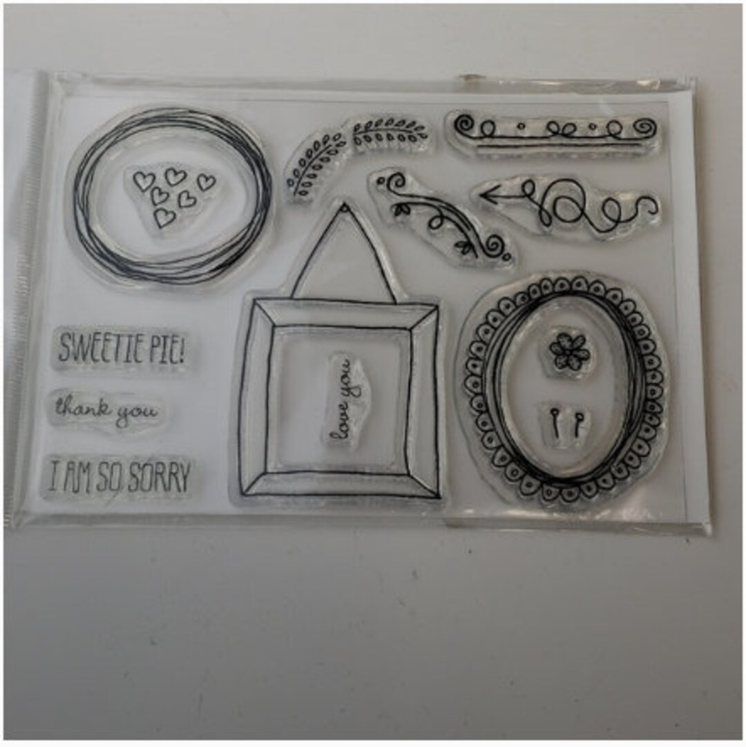 Stampin up Sweetie Pie Frames Photopolymer Stamp Set New Unopened ...