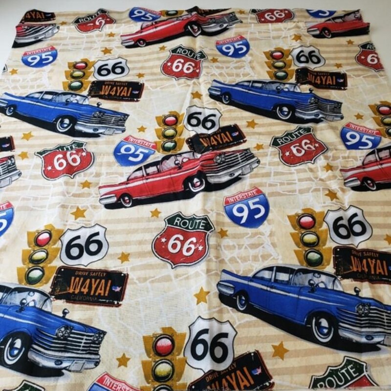 Vintage Car Fabric - Etsy