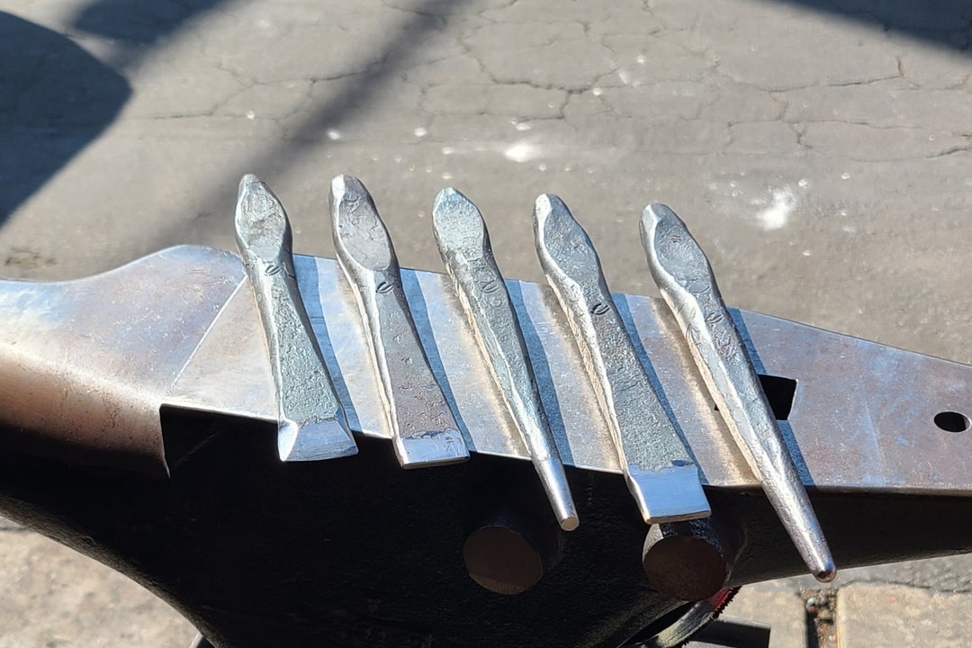 Hand Forged Blacksmithing Punches and Chisels - Etsy