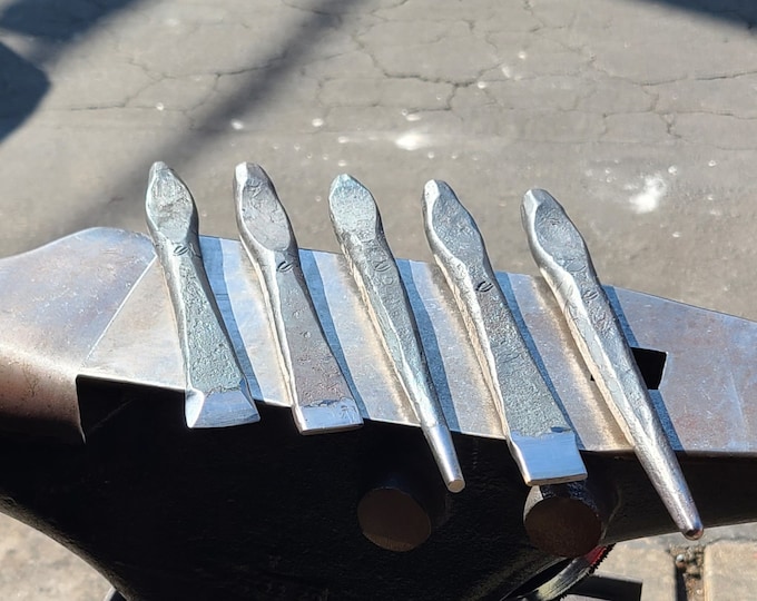 Hand Forged Blacksmithing Punches and Chisels - Etsy