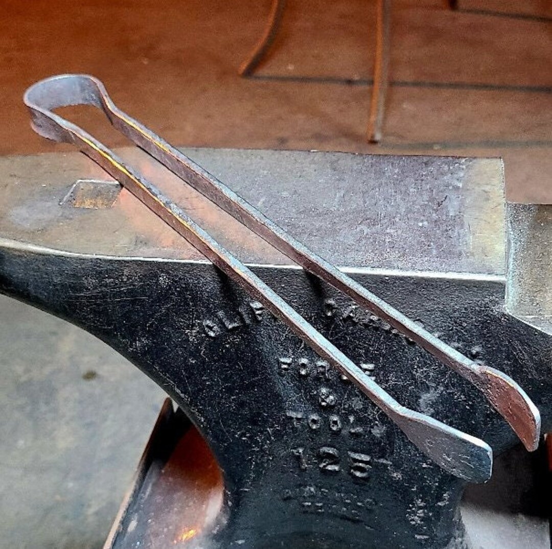 Hand Forged BBQ Tongs - Etsy