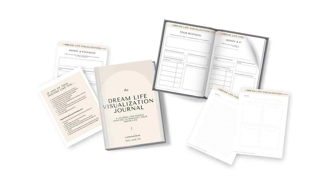 Dream Life and Visualization Journal - Etsy