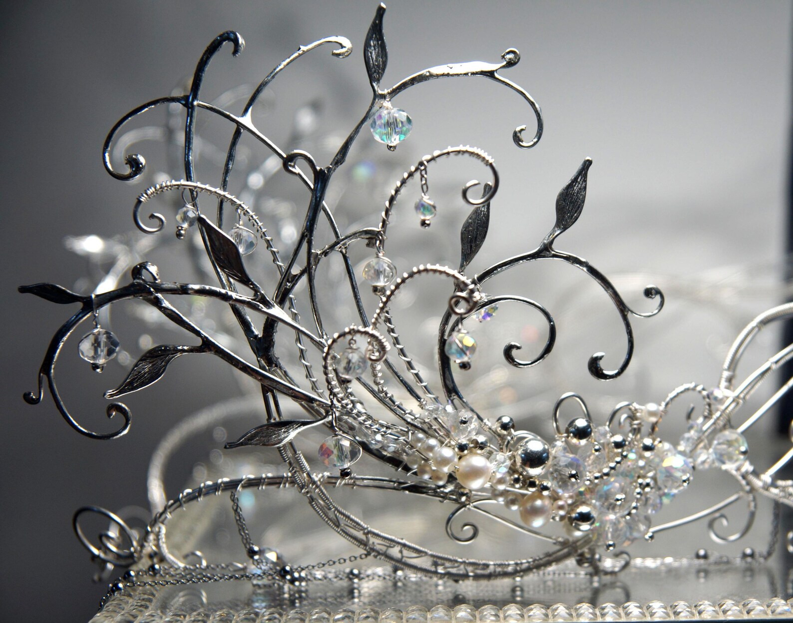 Spring Forest Elven Tiara, Cosplay Wedding Circlet, Elf Circlet - Etsy