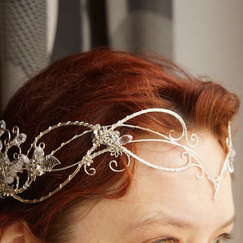 Large Tiara With Branches. Autum and Spring Tiara. Elven - Etsy