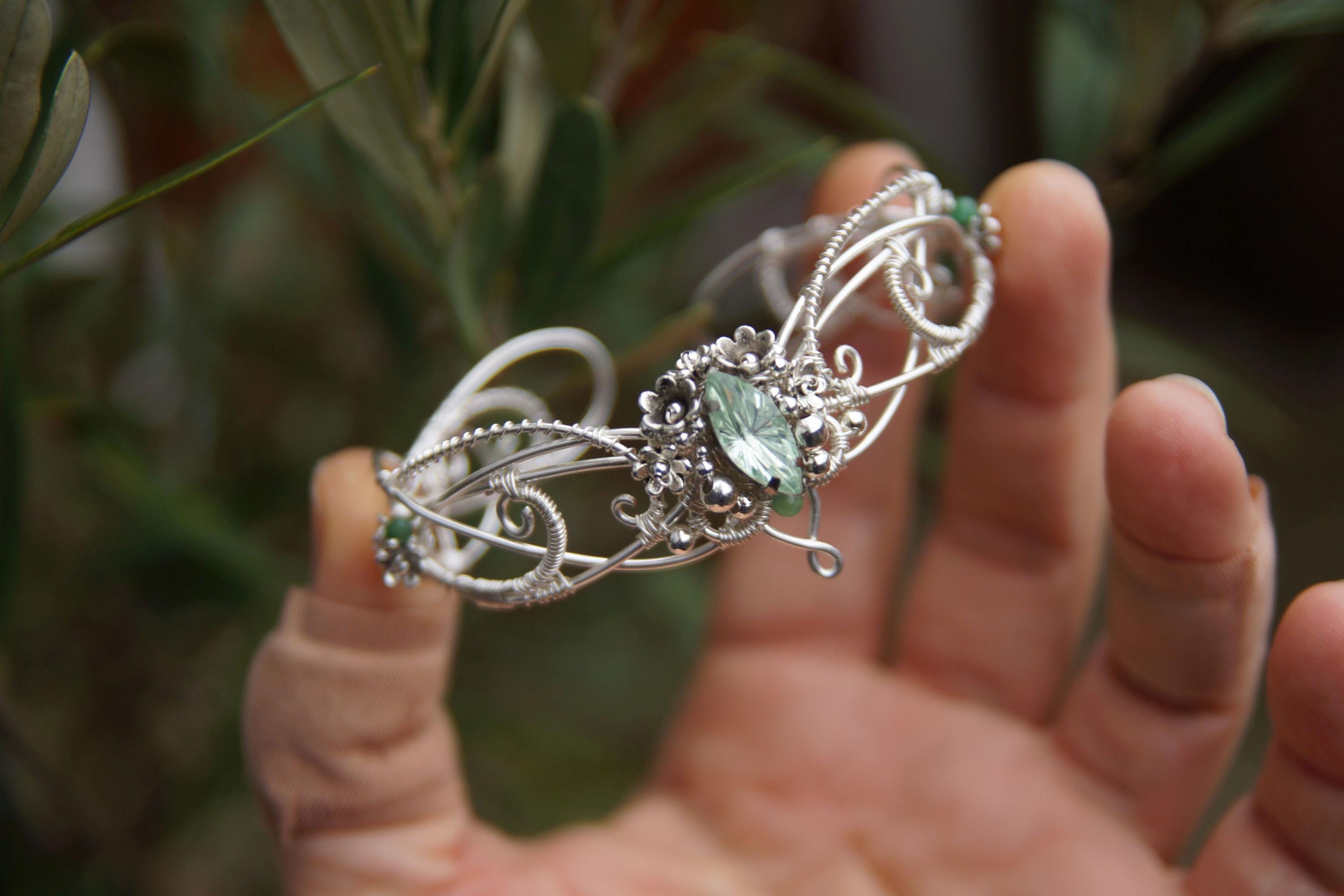 Elven Wedding Bracelet. Medieval Elf Cosplay Hand Jewelry - Etsy