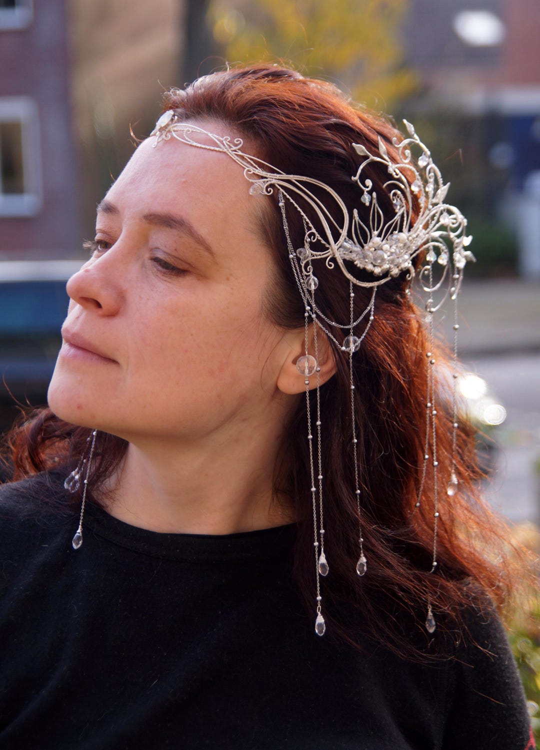 Spring Forest Elven Tiara, Cosplay Wedding Circlet, Elf Circlet - Etsy