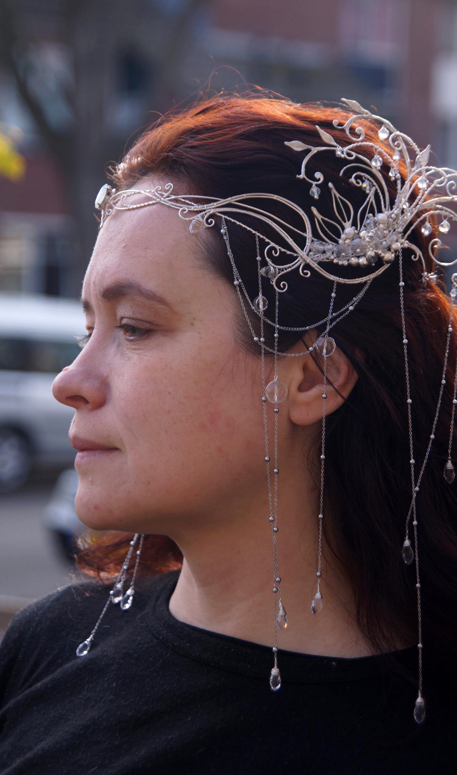 Spring Forest Elven Tiara, Cosplay Wedding Circlet, Elf Circlet - Etsy