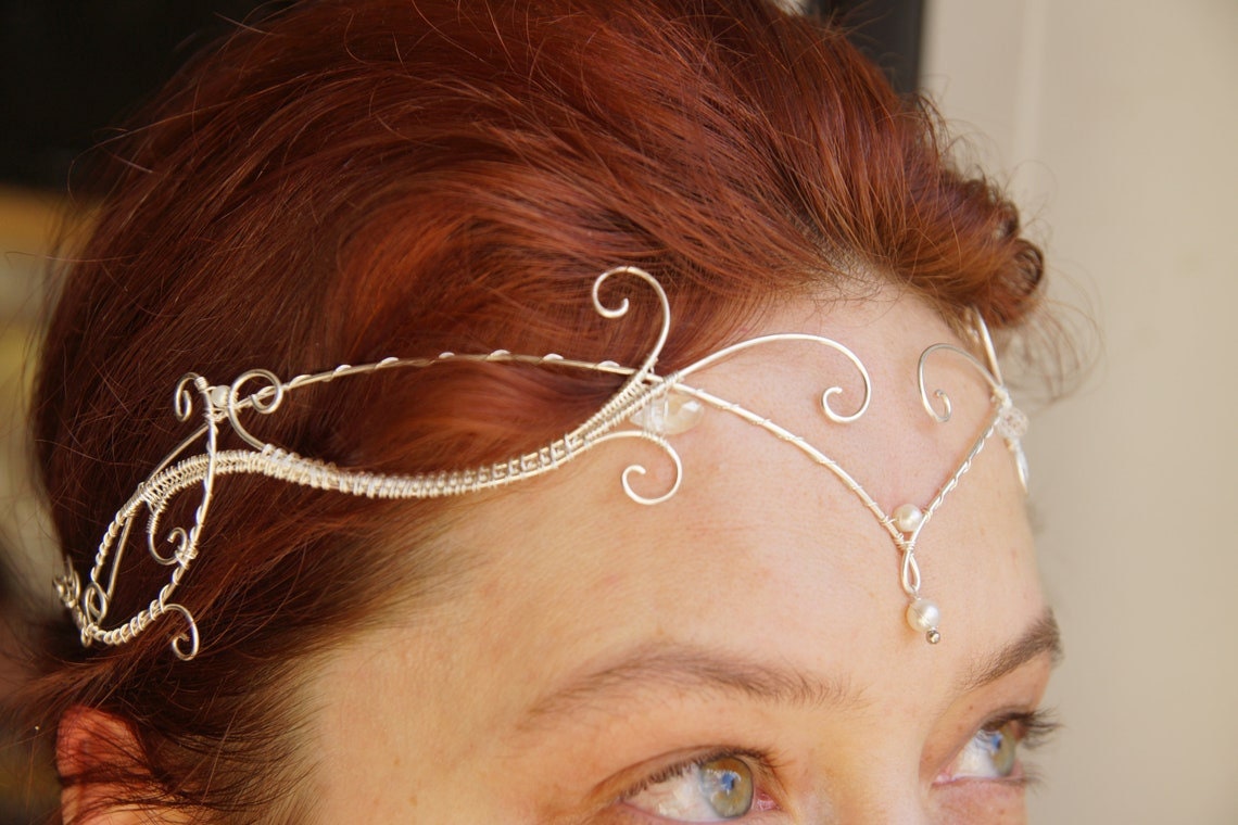 Delicate Elven Crown, Wedding Circlet, Elf Wedding Accessories, Elvish ...