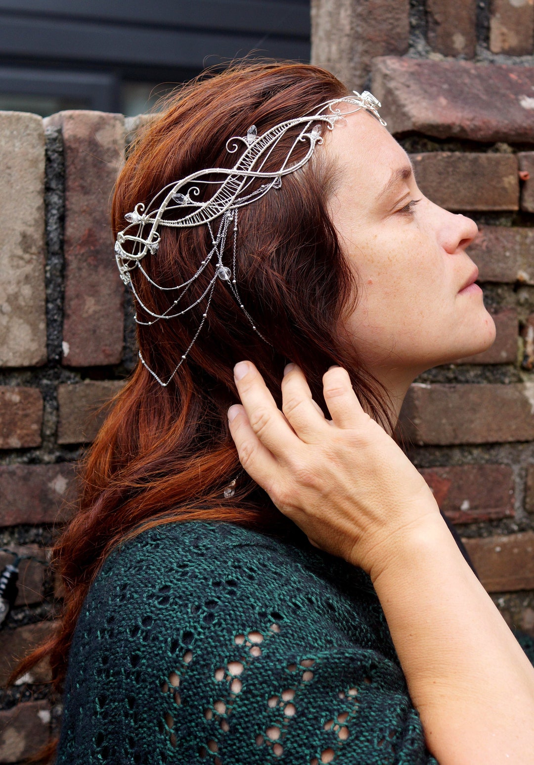 Elven Tiara. Elf Wedding Crown. Elven Queen Circlet. - Etsy