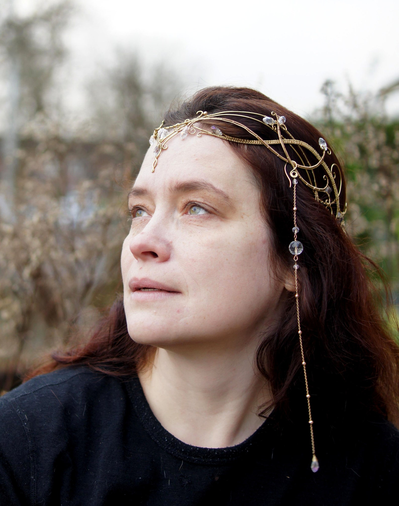 Elven Tiara Transformer. Wedding Circlet. Elvish Medieval Cosplay Hair ...