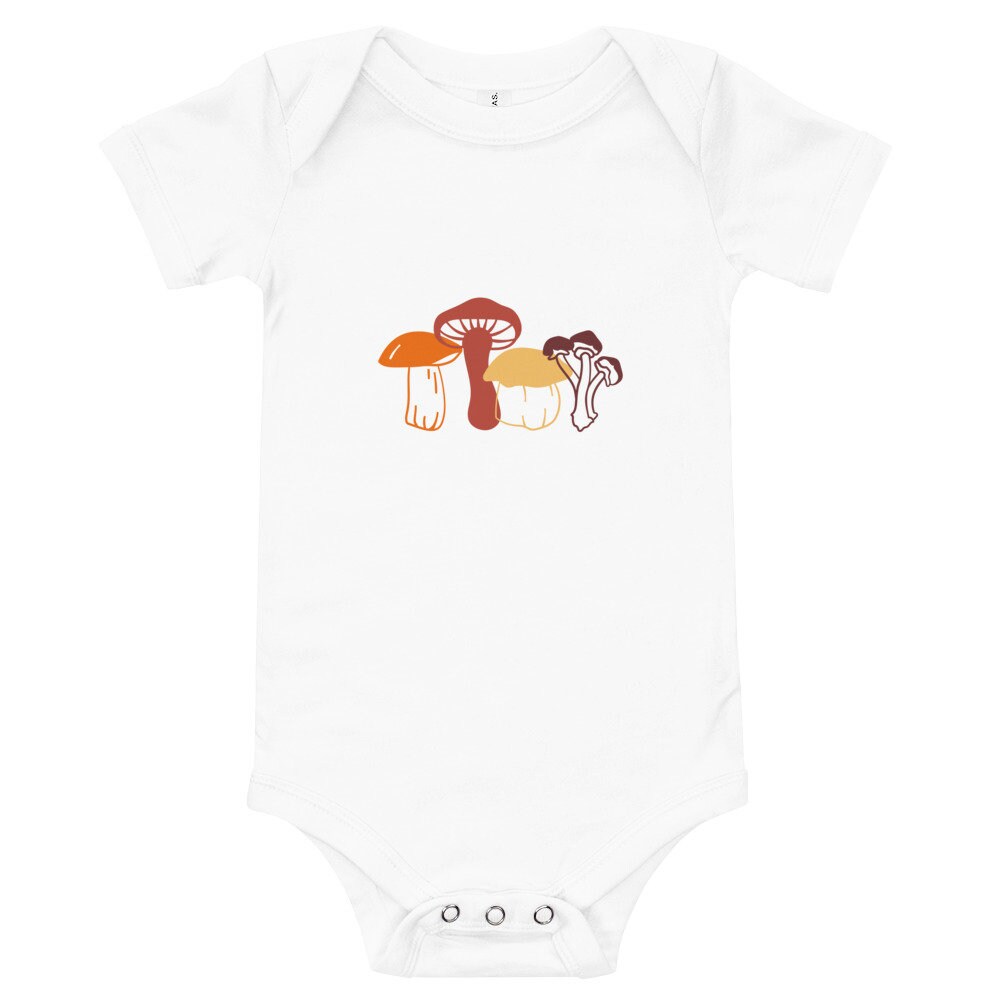 Mushroom Onesie, Cute Fall Design - Etsy