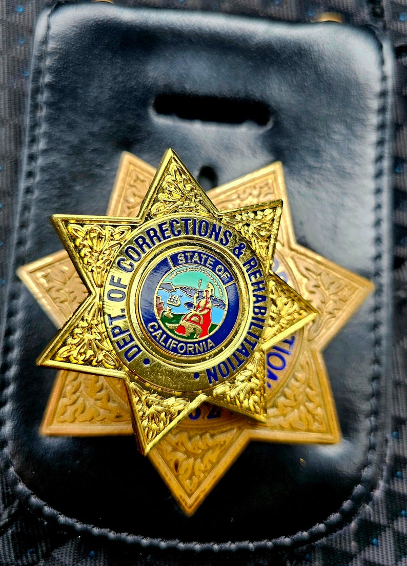 California Department of Corrections (CDCR) Lapel Badge Pin. - Etsy
