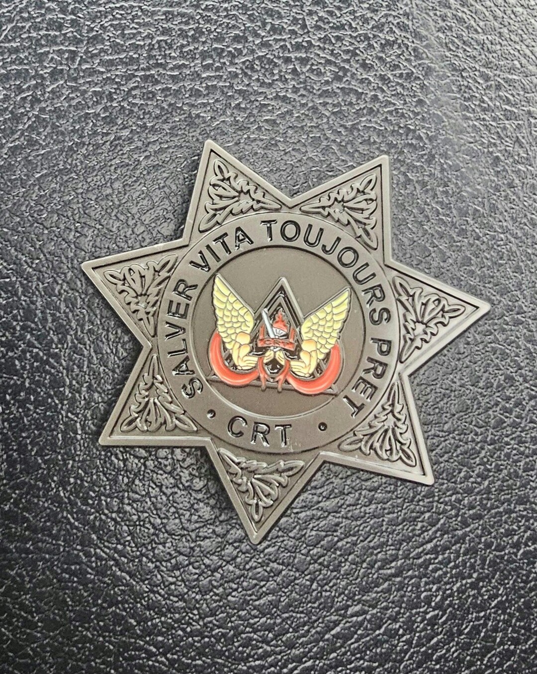 CDCR CRT Lapel Pin: Black Matte Star Badge - Etsy